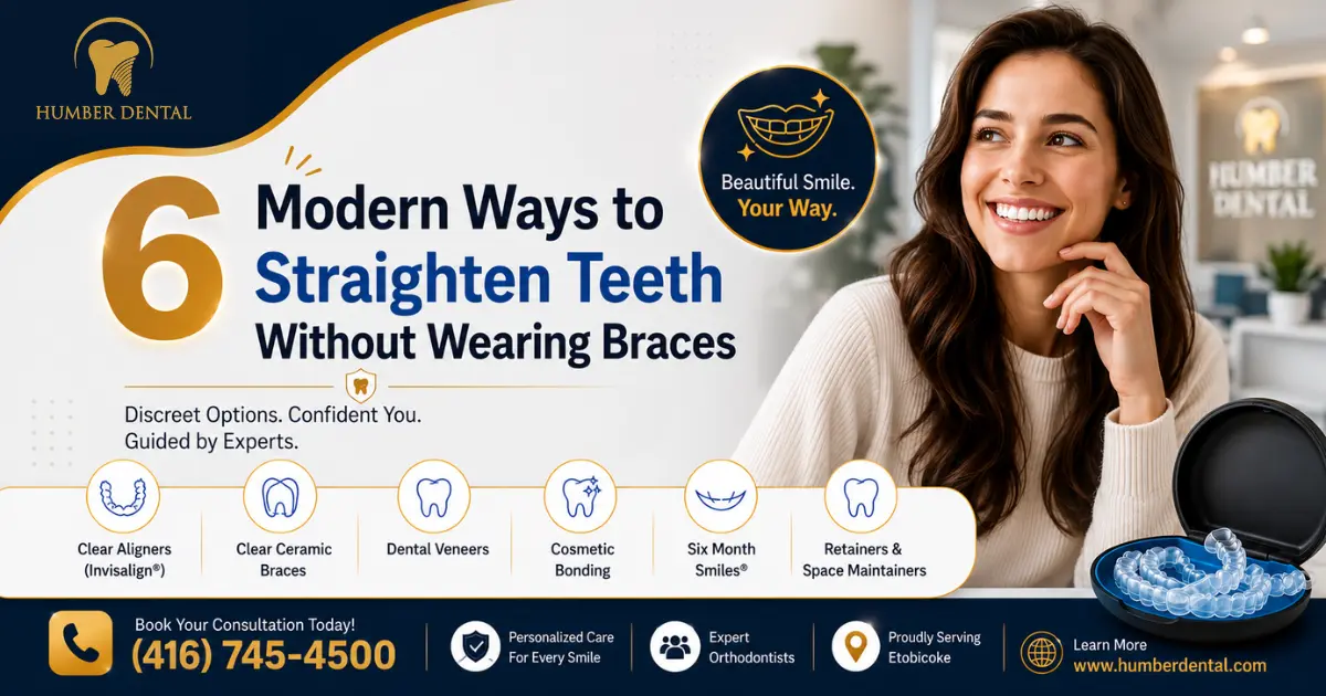6 Modern Ways to Straighten Teeth Without Braces